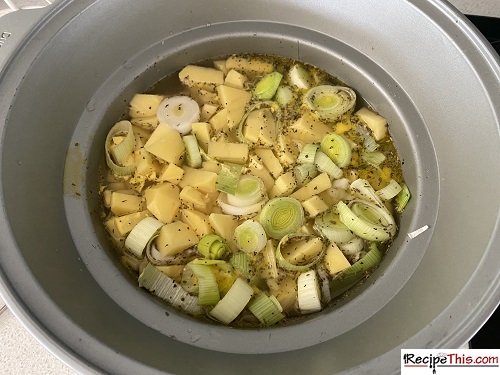 Slow Cooker Leek And Potato Soup | Recipe This