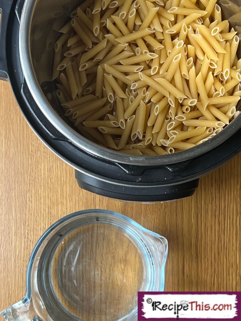Cooking Pasta In Instant Pot | Recipe This