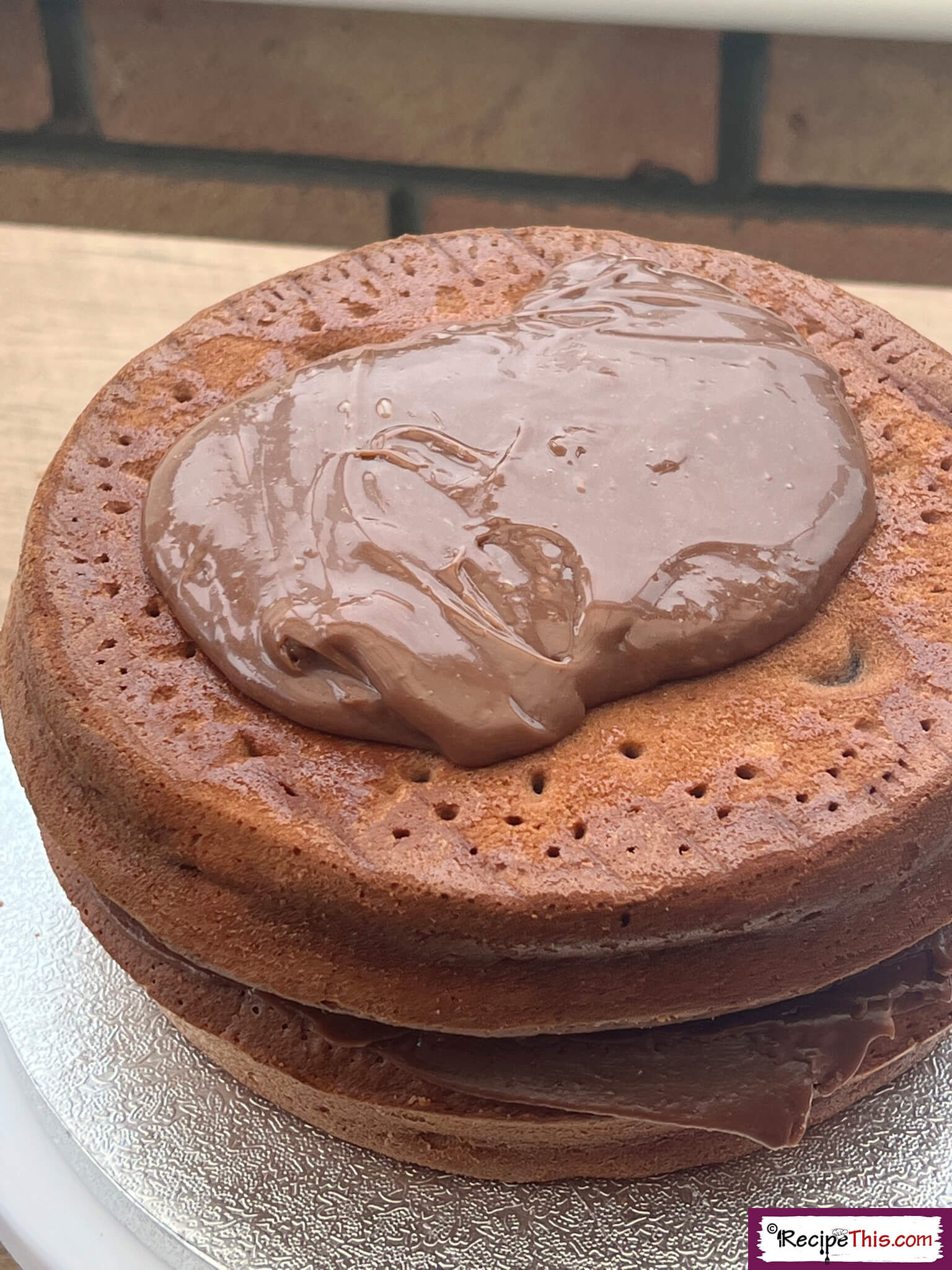 Air Fryer Galaxy Chocolate Cake | Recipe This