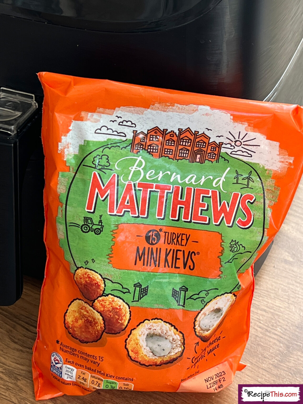 Bernard Matthews Mini Kievs In Air Fryer | Recipe This