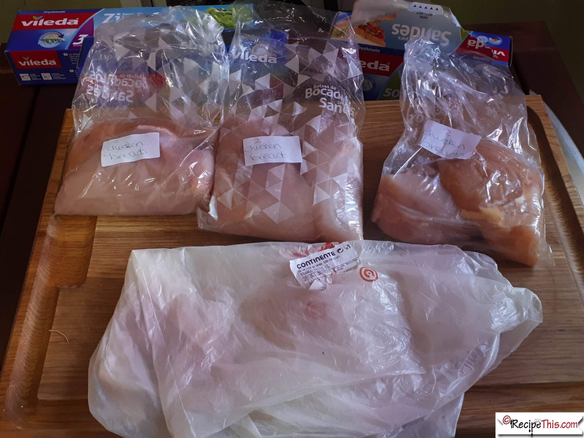 How To Freeze Chicken - one lot of freezer chicken at a time | Recipe This