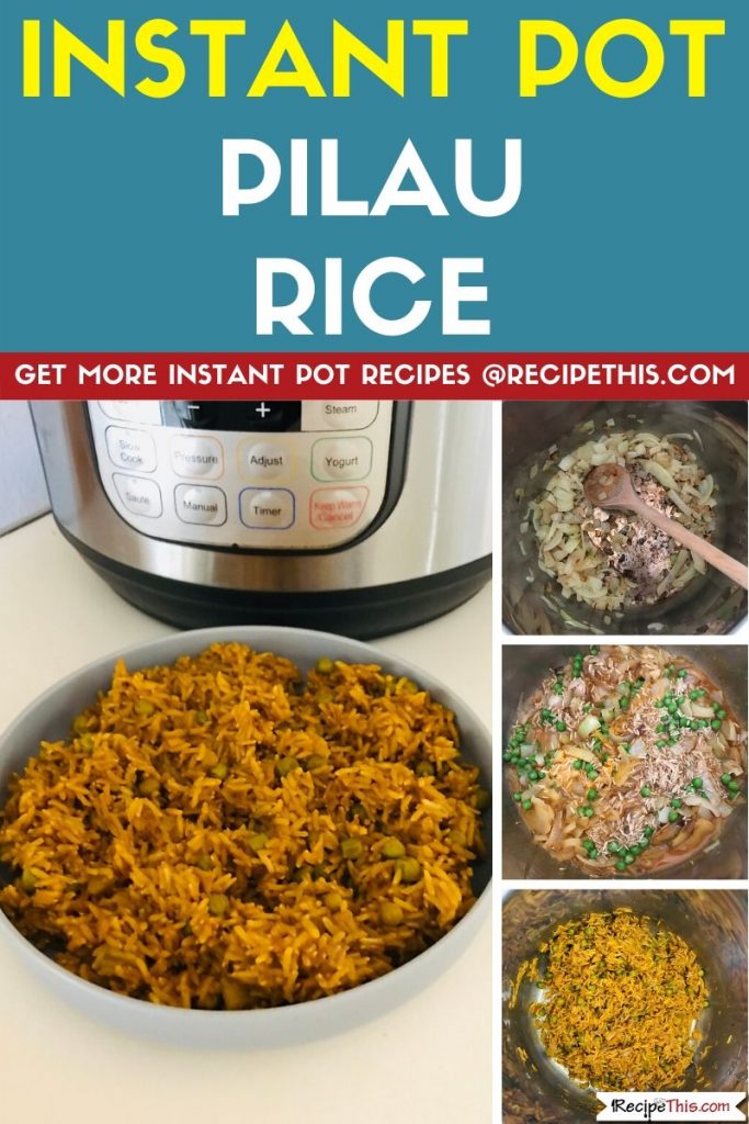 Instant Pot Pilau Rice | Recipe This