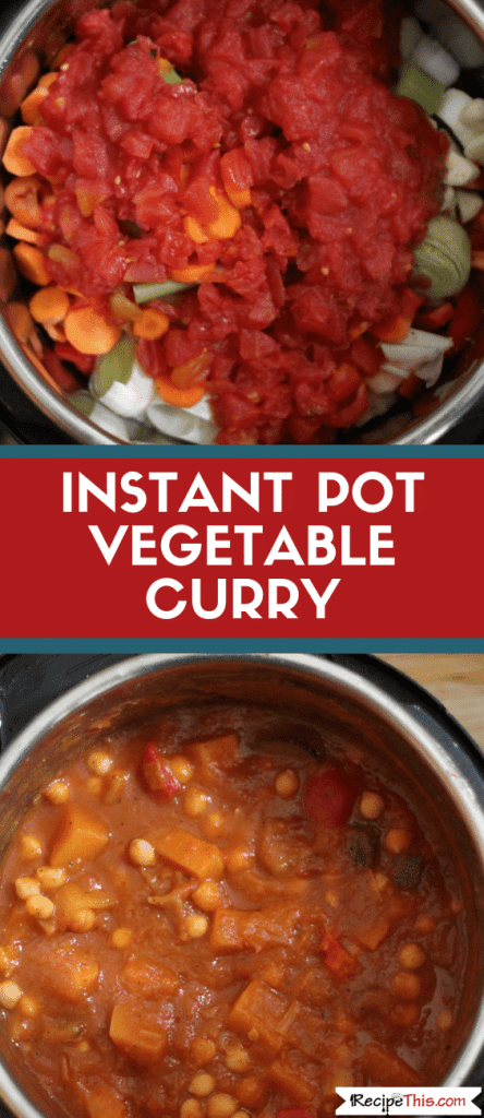 Instant Pot Vegetable Curry – Healthy Freezer Meal | Recipe This