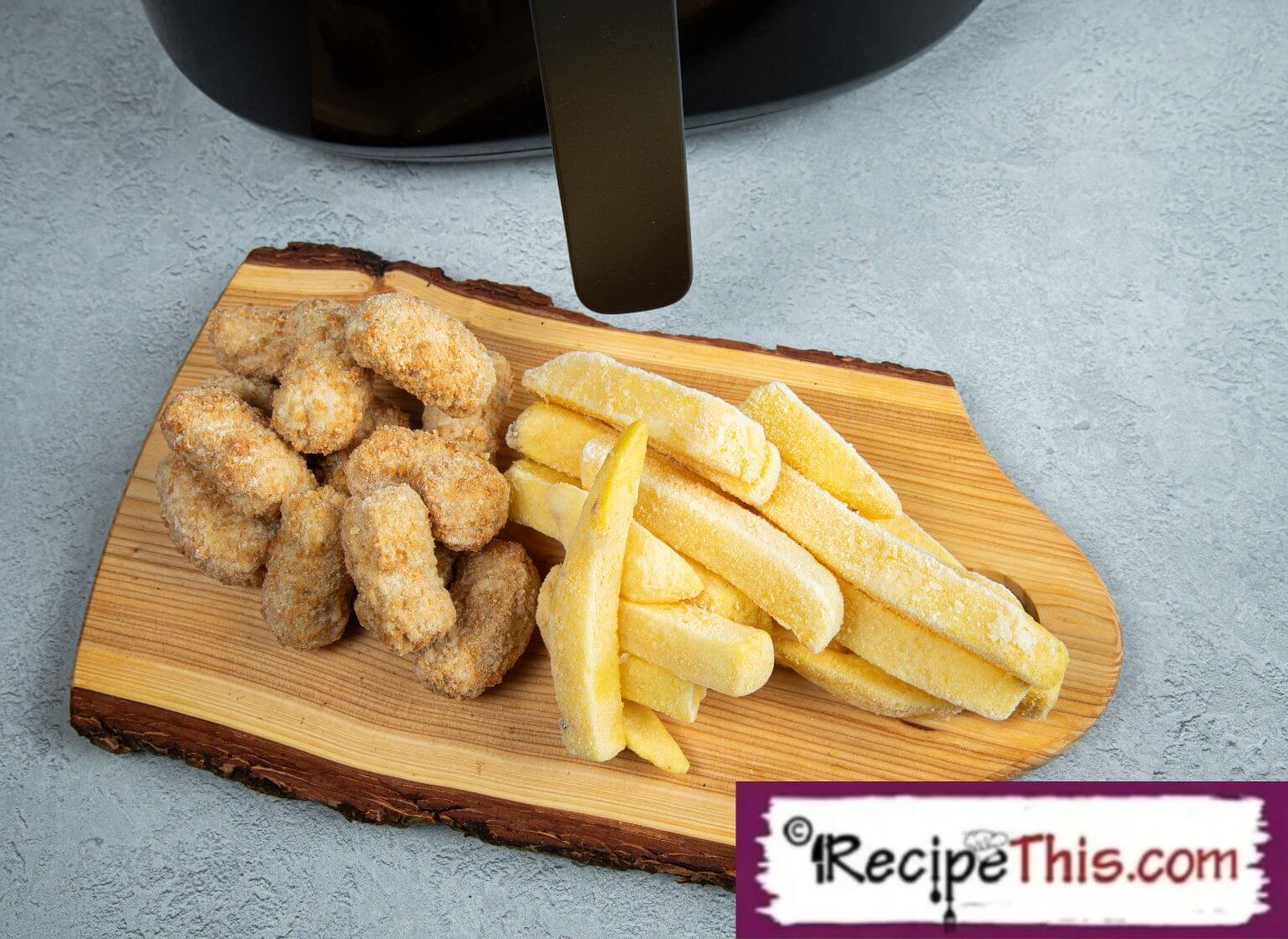 Air Fryer Frozen Scampi & Chips | Recipe This