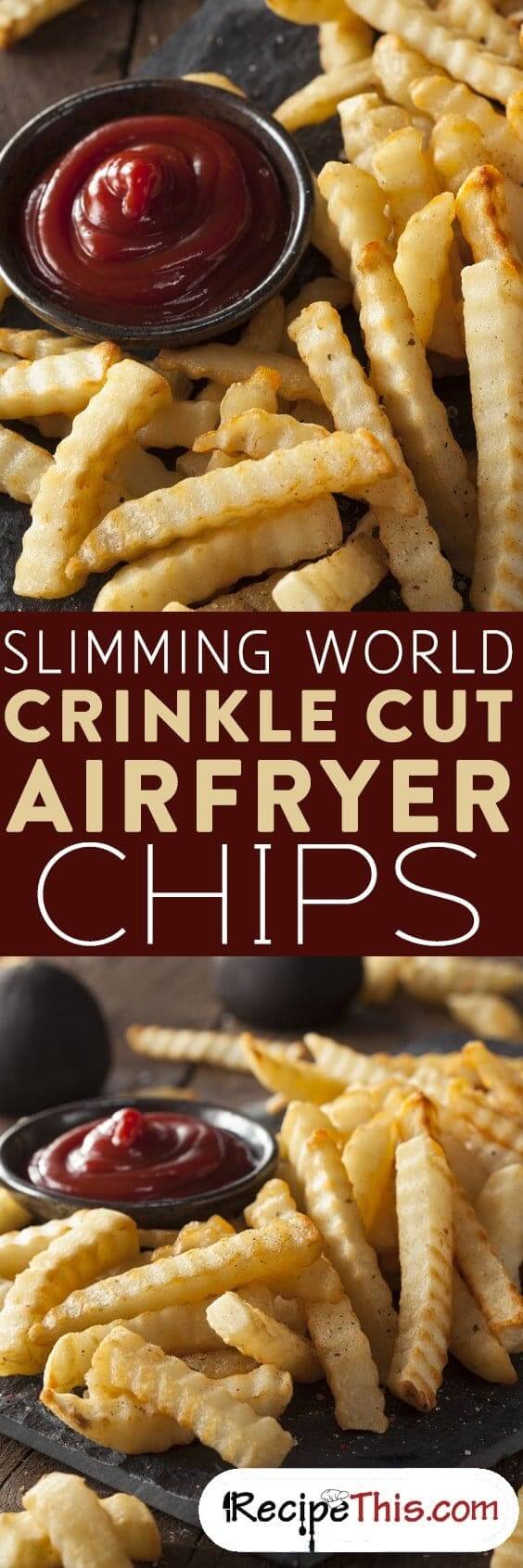 Slimming World Crinkle Cut Airfryer Chips | Recipe This