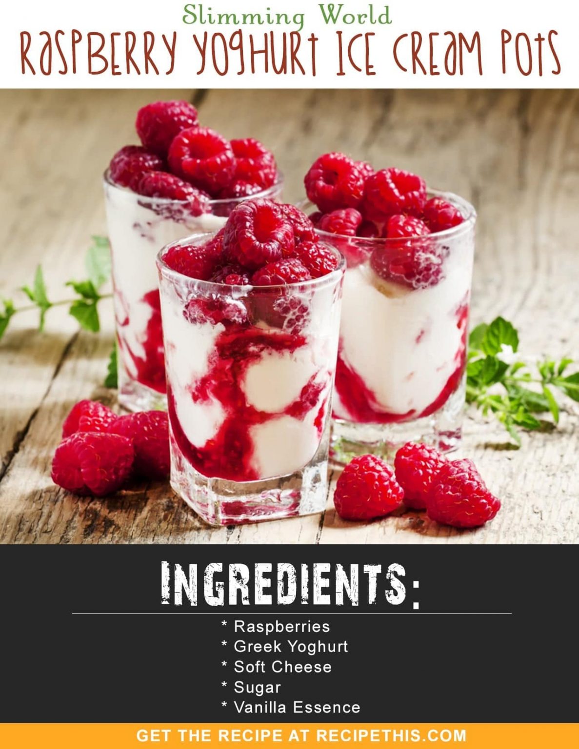 Slimming World Recipes - Slimming World Raspberry Yoghurt Ice Cream ...