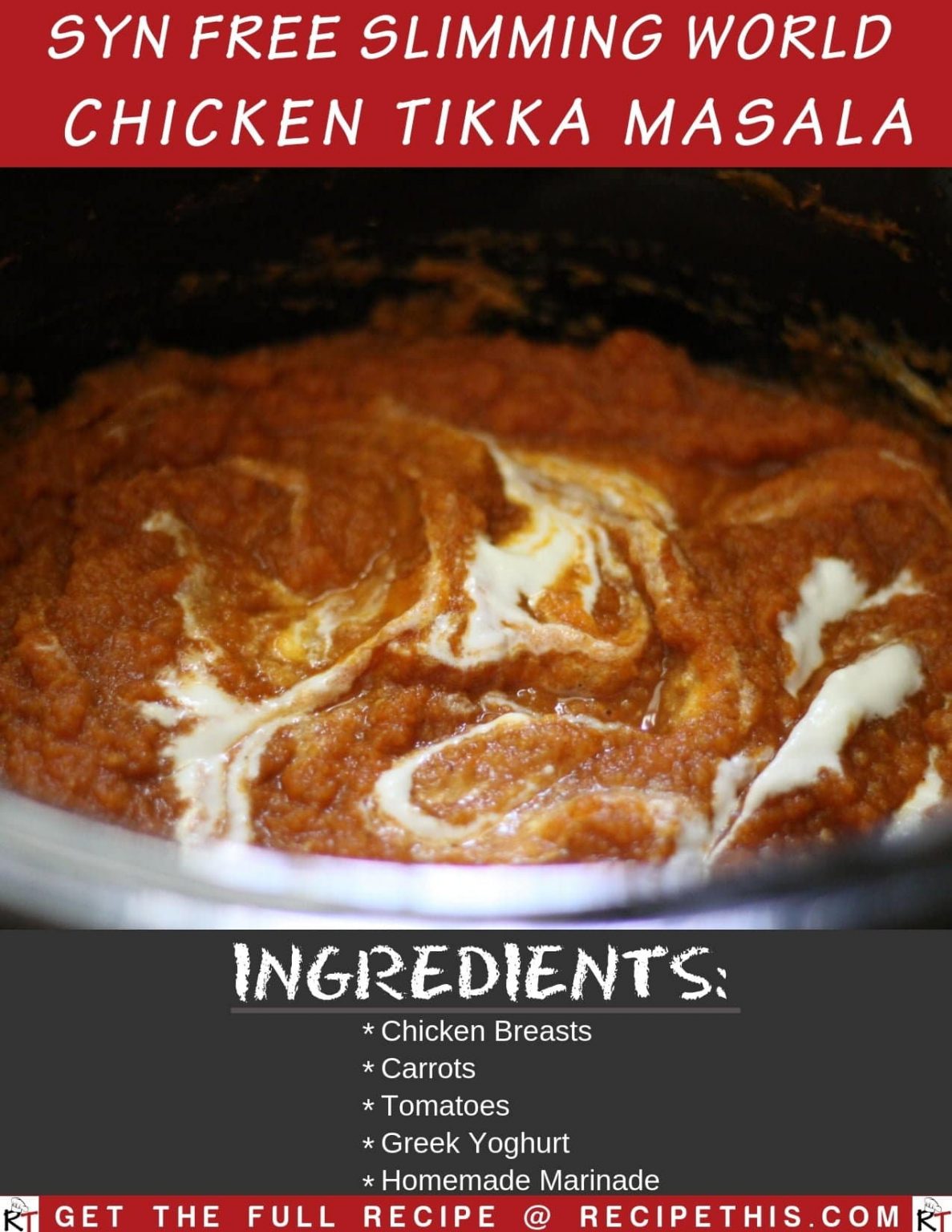 Slimming World Chicken Tikka Masala Curry In The Slow Cooker | Recipe This