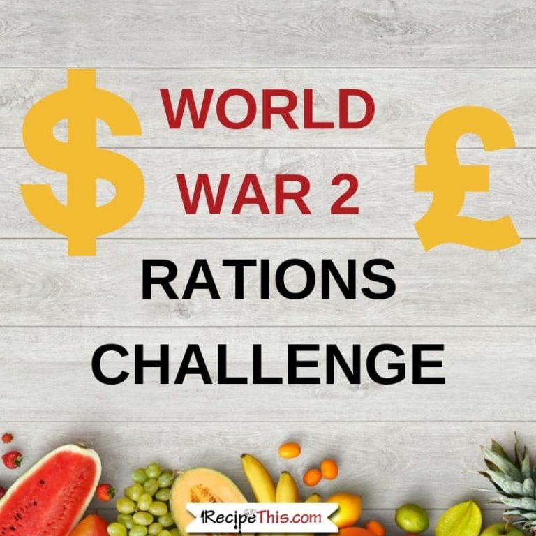 World War 2 Rations Challenge | Recipe This