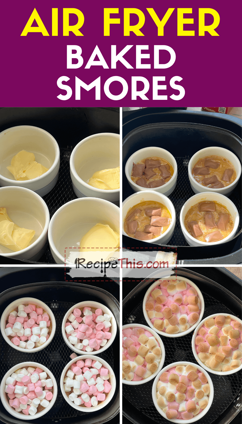 Air Fryer Baked Smores | Recipe This