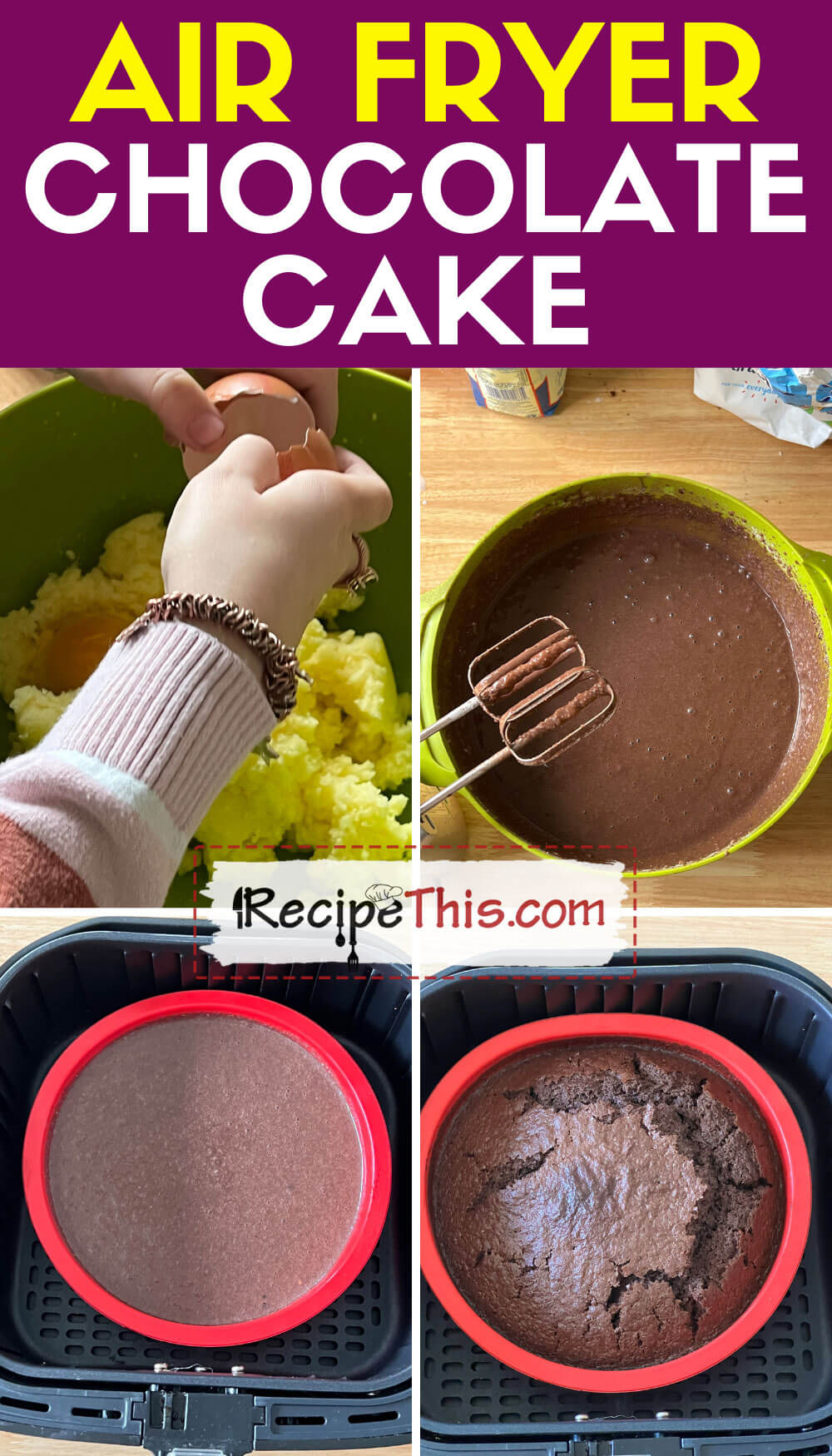 Air Fryer Chocolate Cake | Recipe This