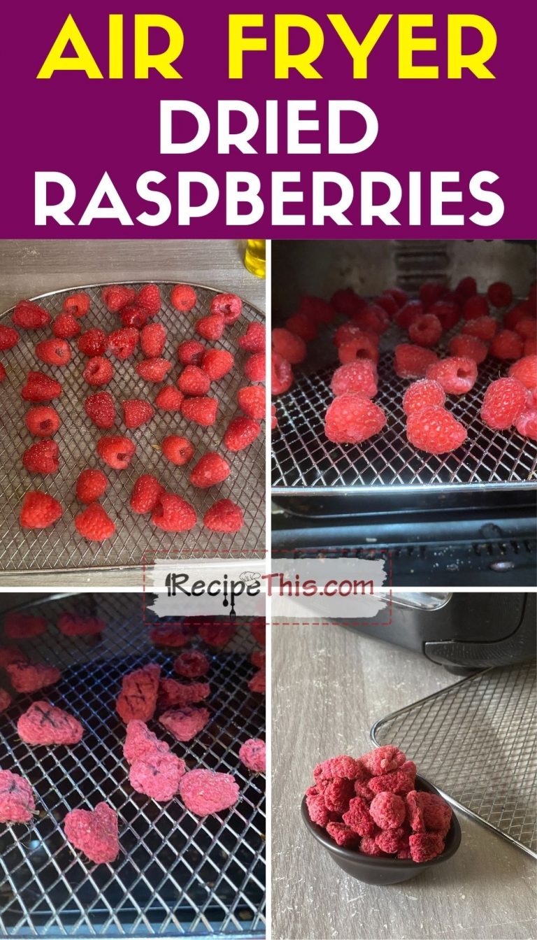 How To Dehydrate Raspberries In An Air Fryer | Recipe This
