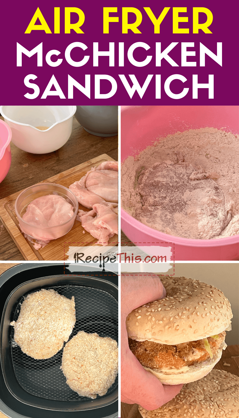Air Fryer McChicken Sandwich | Recipe This