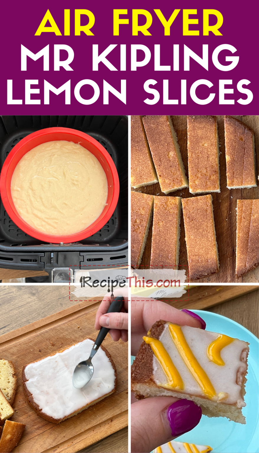 Air Fryer Mr Kipling Lemon Slices | Recipe This