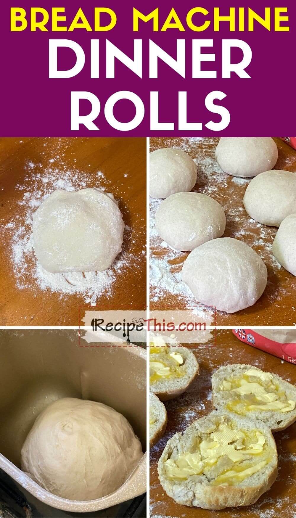 Bread Machine Dinner Rolls | Recipe This