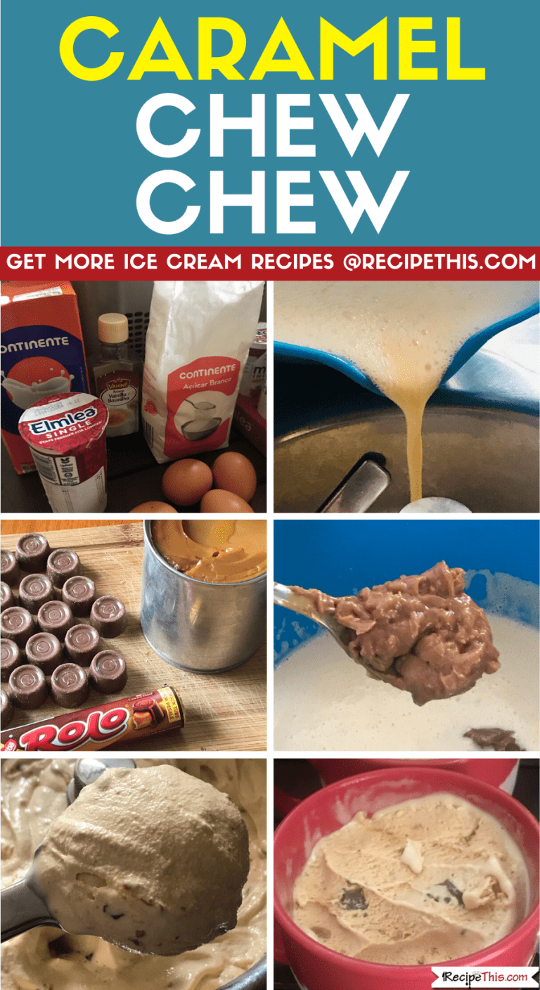 Ice Cream Maker Caramel Chew Chew | Recipe This