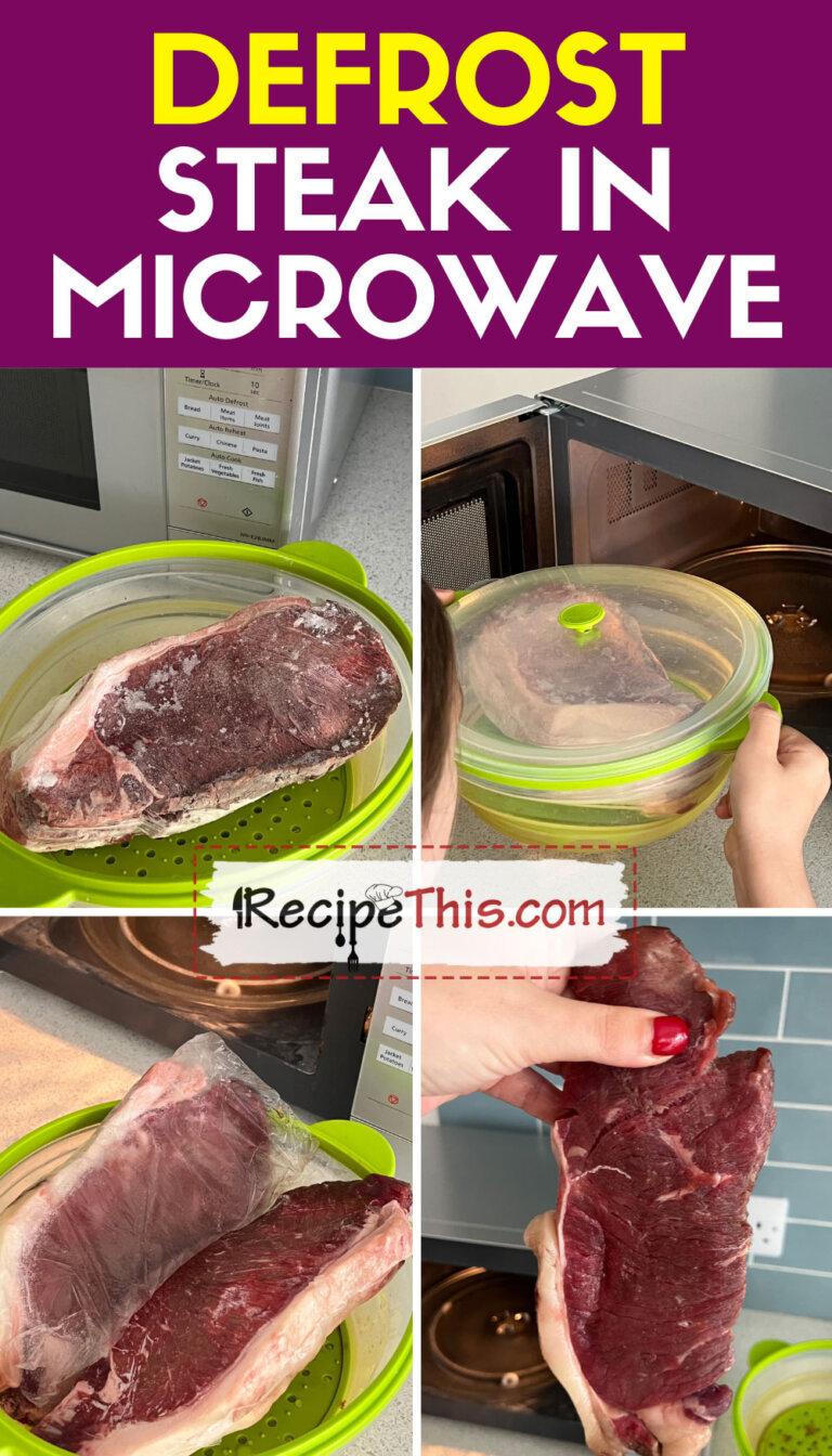 Defrost Steak In Microwave | Recipe This