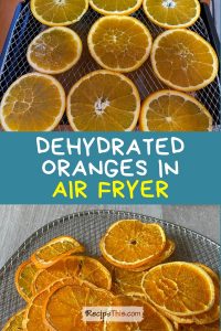 Dehydrated Oranges In Air Fryer | Recipe This