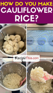Microwave Cauliflower Rice | Recipe This