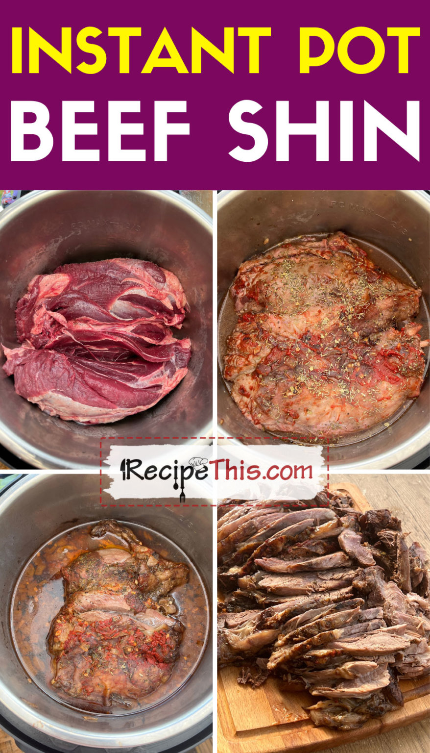 How To Cook Beef Shin In The Instant Pot | Recipe This