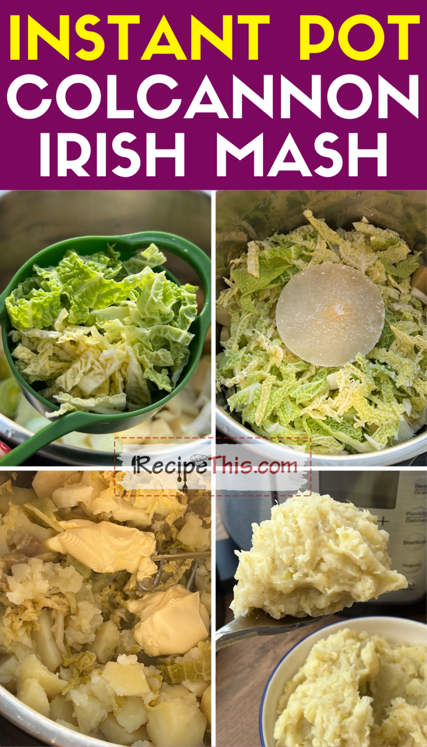 Instant Pot Colcannon | Recipe This