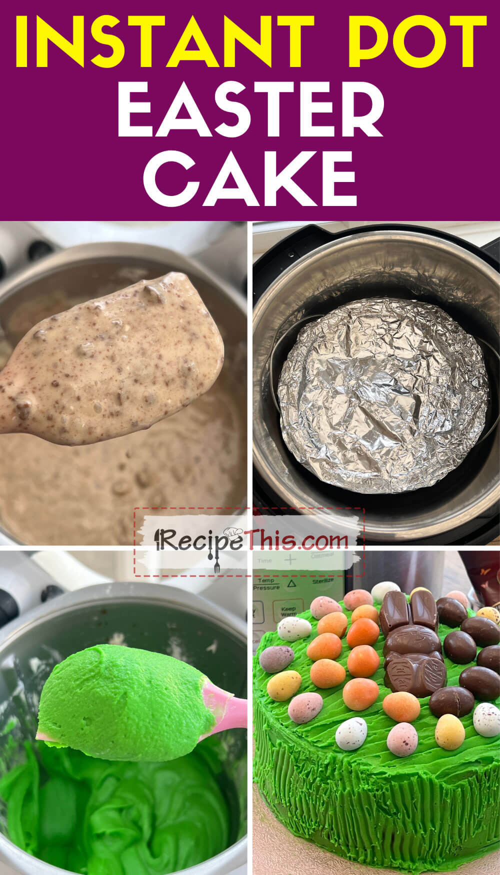 Instant Pot Chocolate Easter Cake | Recipe This