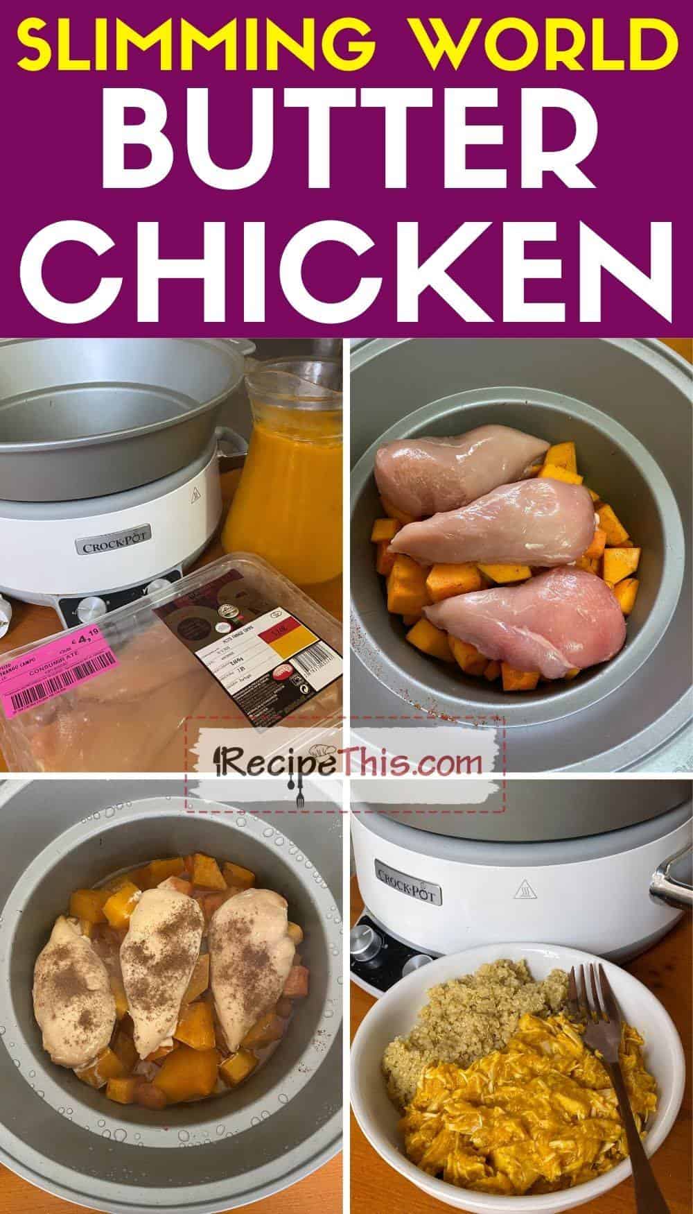 Slimming World Butter Chicken In Slow Cooker