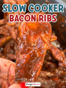 Slow Cooker Bacon Ribs | Recipe This