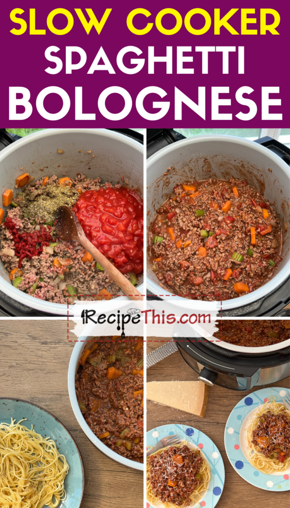 Slow Cooker Spaghetti Bolognese Recipe This Slow Cooker Spaghetti Bolognese Recipe This