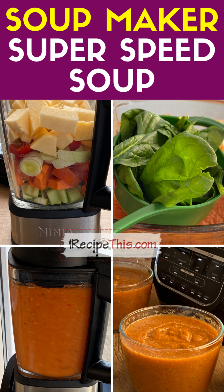 Slimming World Super Speed Soup In The Soup Maker | Recipe This