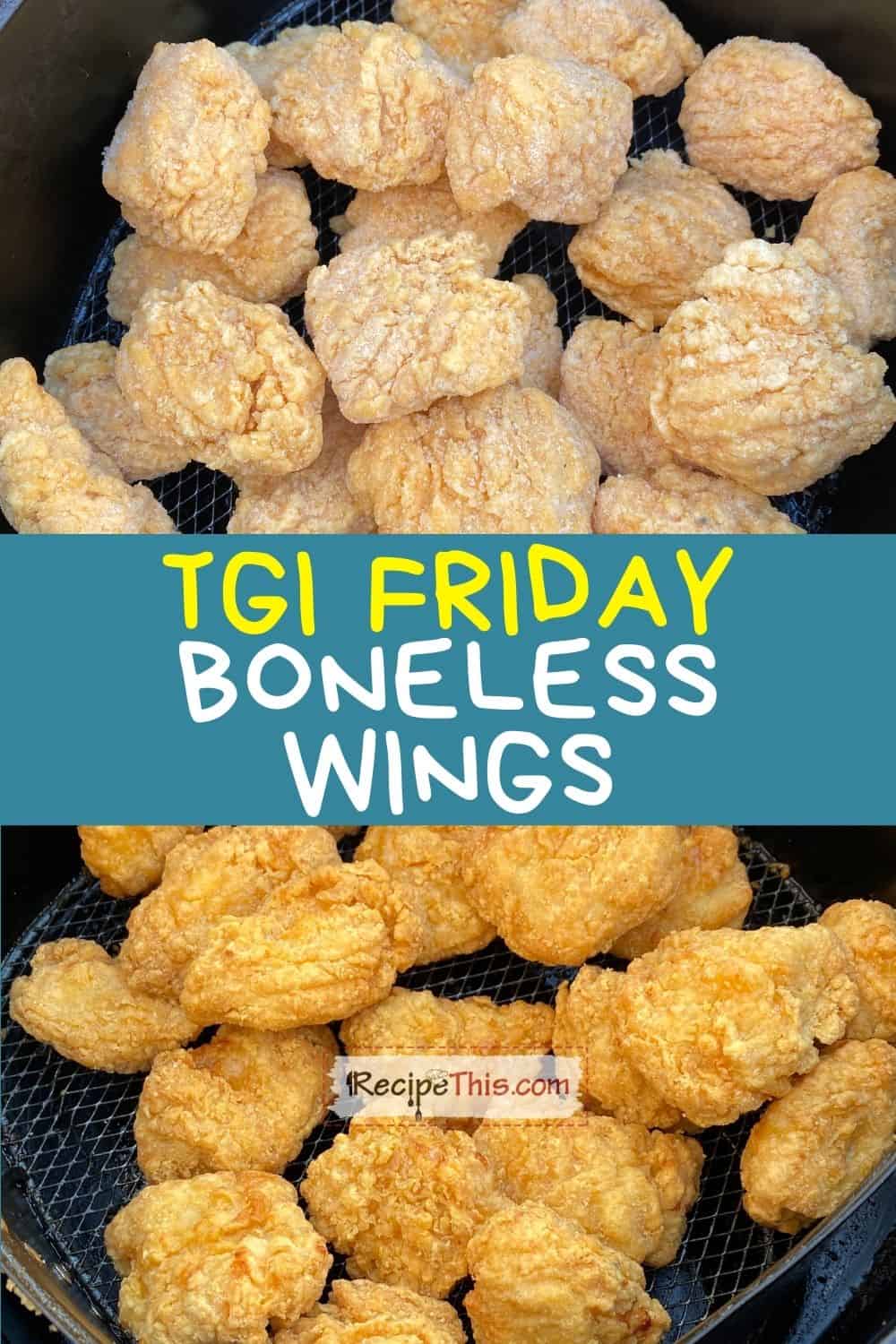 Air Fryer TGI Friday Boneless Chicken Wings | Recipe This