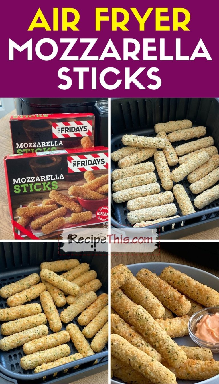 TGI Friday’s Mozzarella Sticks In The Air Fryer | Recipe This