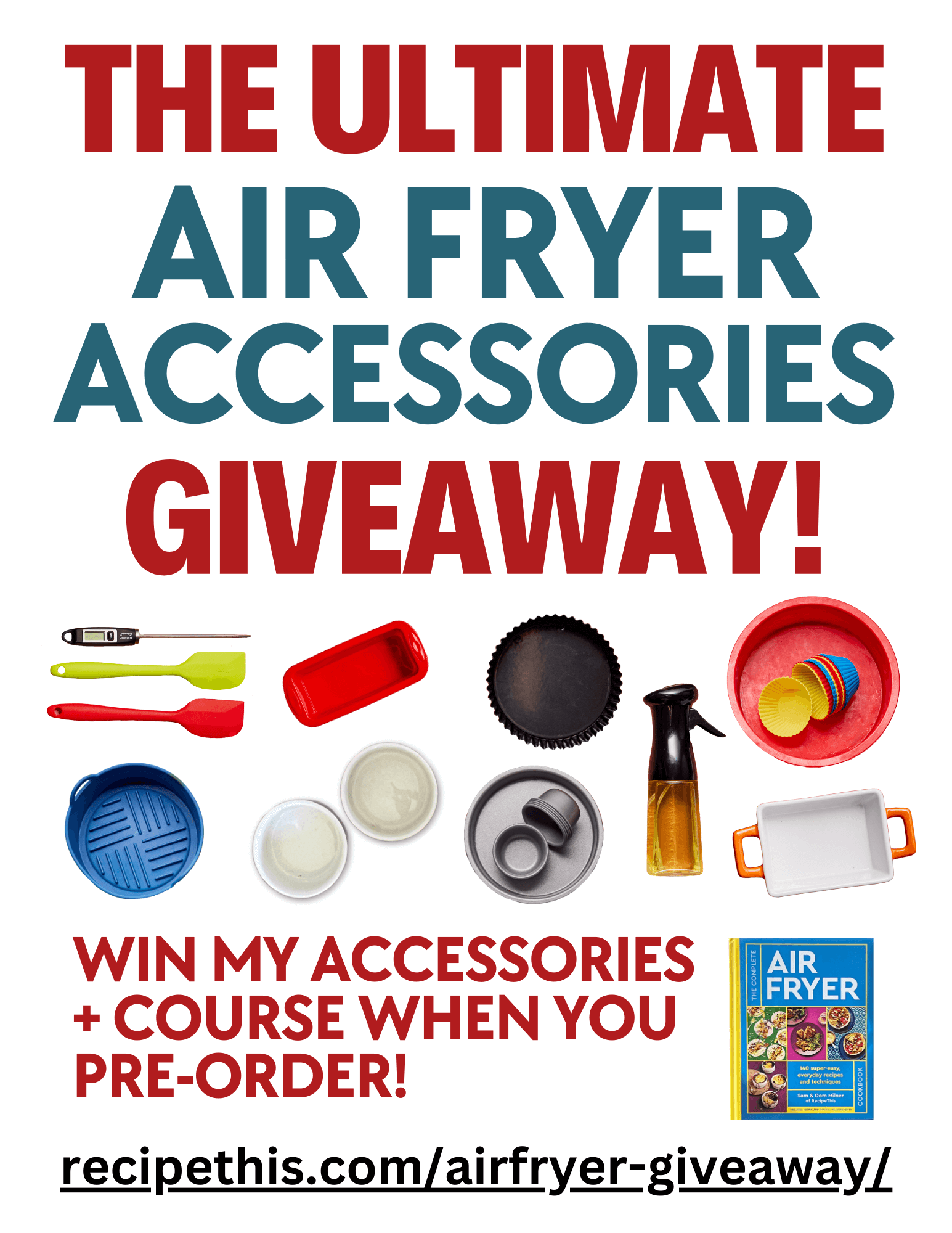 Last Chance To Win The Air Fryer Cookbook Giveaway | Recipe This