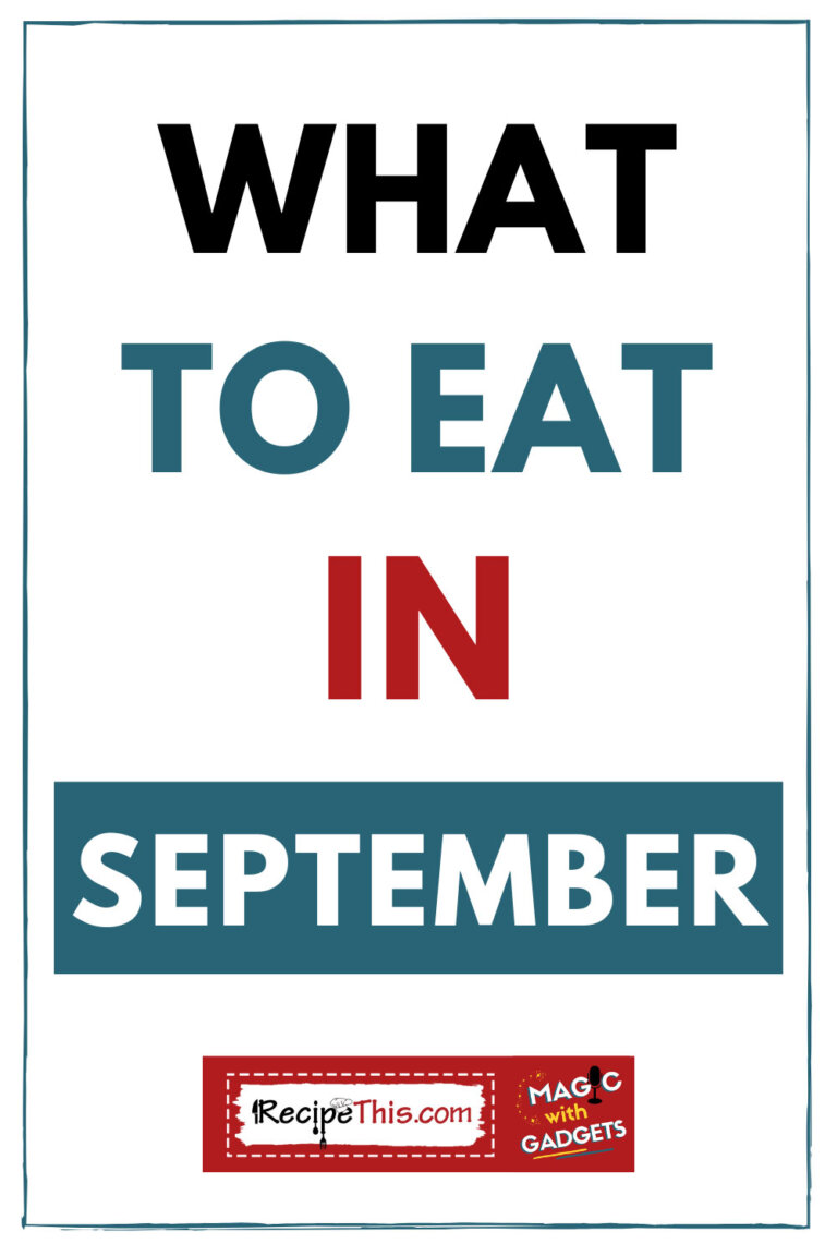 0043: What To Eat In September With Your Kitchen Gadgets? | Recipe This